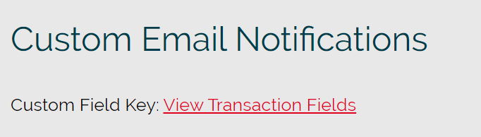 How do I edit custom email notifications in the Paystri Gateway?