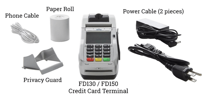 How do I setup my FD150 payment device?